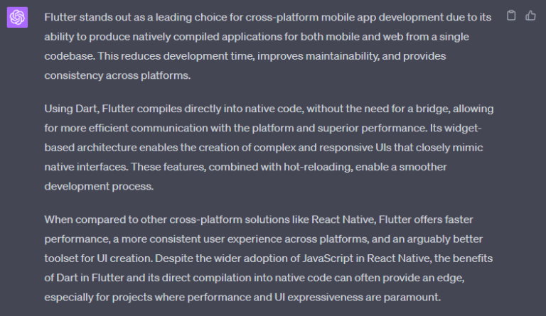 Flutter: The perfect take! – App Development: Odds and Ends